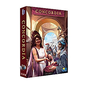 Rio Grande Games: Concordia, Historical Strategy Board Game, Average Play Time 90 Minutes, 2 to 5 Players, for Ages 14 and up