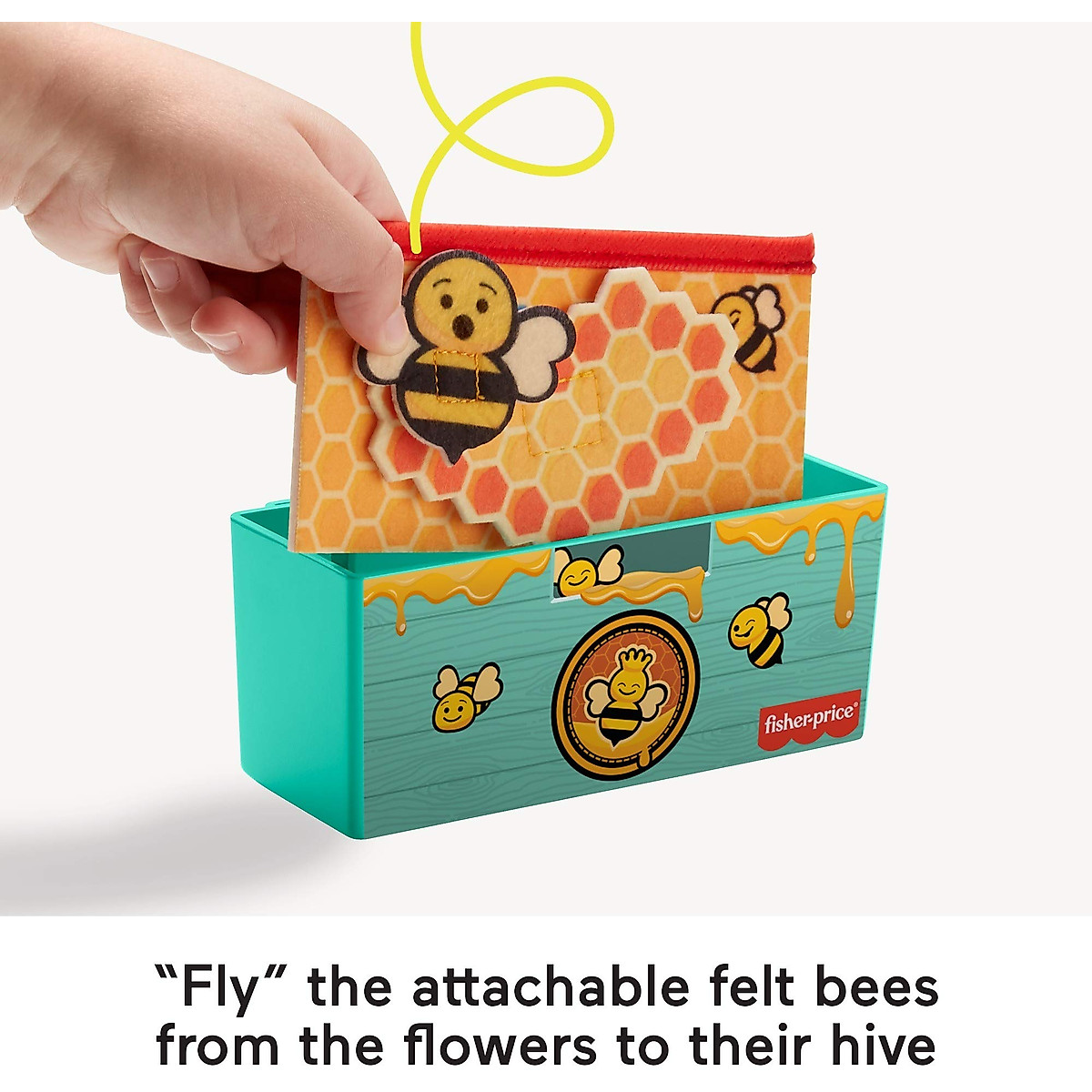 Fisher-Price Backyard Beekeeper, 13-piece pretend beehive play set for preschool kids ages 3 years and up