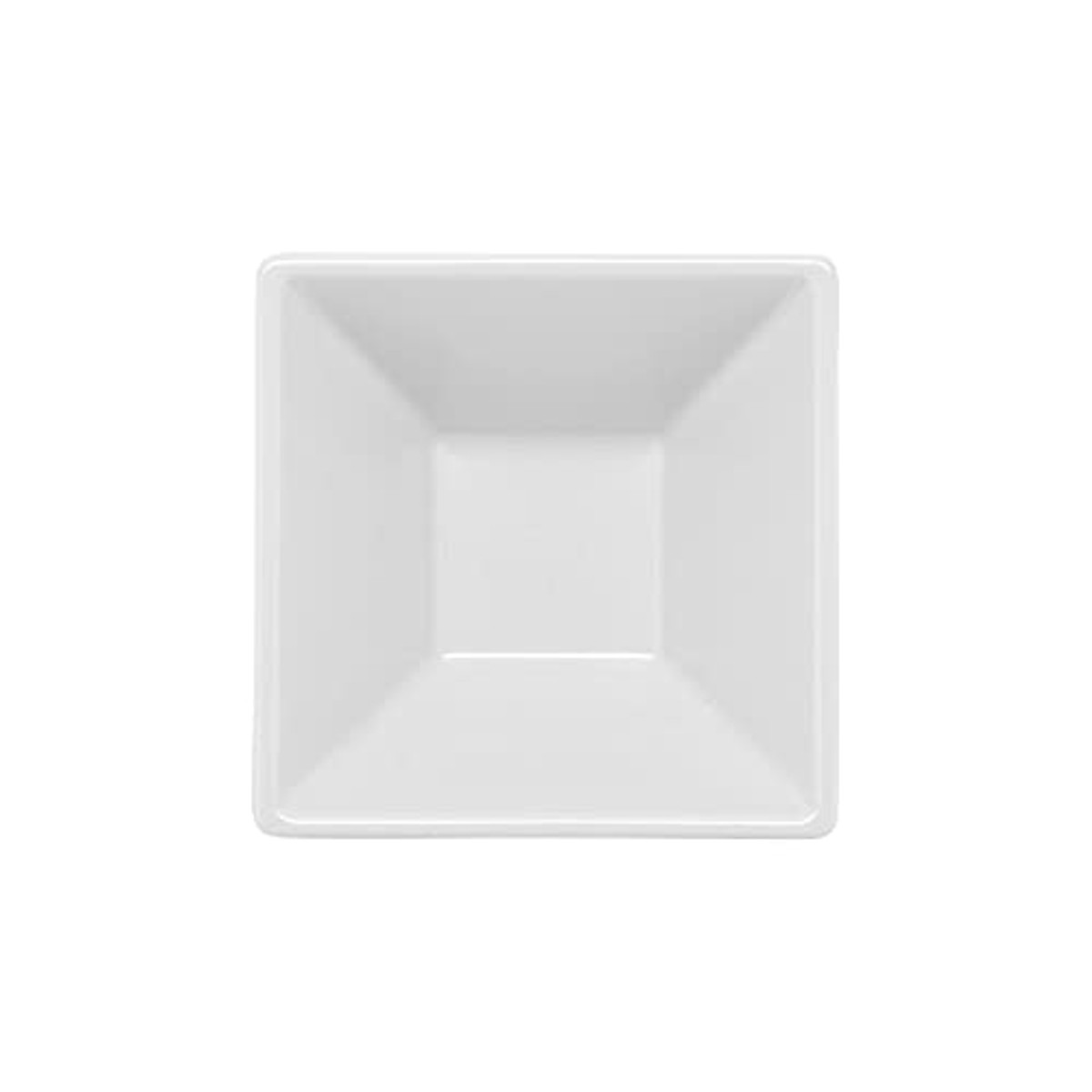 G.E.T. ML-278-W 8 oz. White Square Bowl, Break Resistant, Siciliano (Qty,1)
