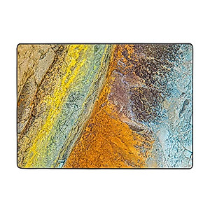 Marble Kitchen Rug Rug 3 ' x 5 ' Area Rugs Rugs Kitchen Rugs Non Skid Accent Area Carpet, Non-Slip Fur Rugs Nursery Accent Floor Carpet