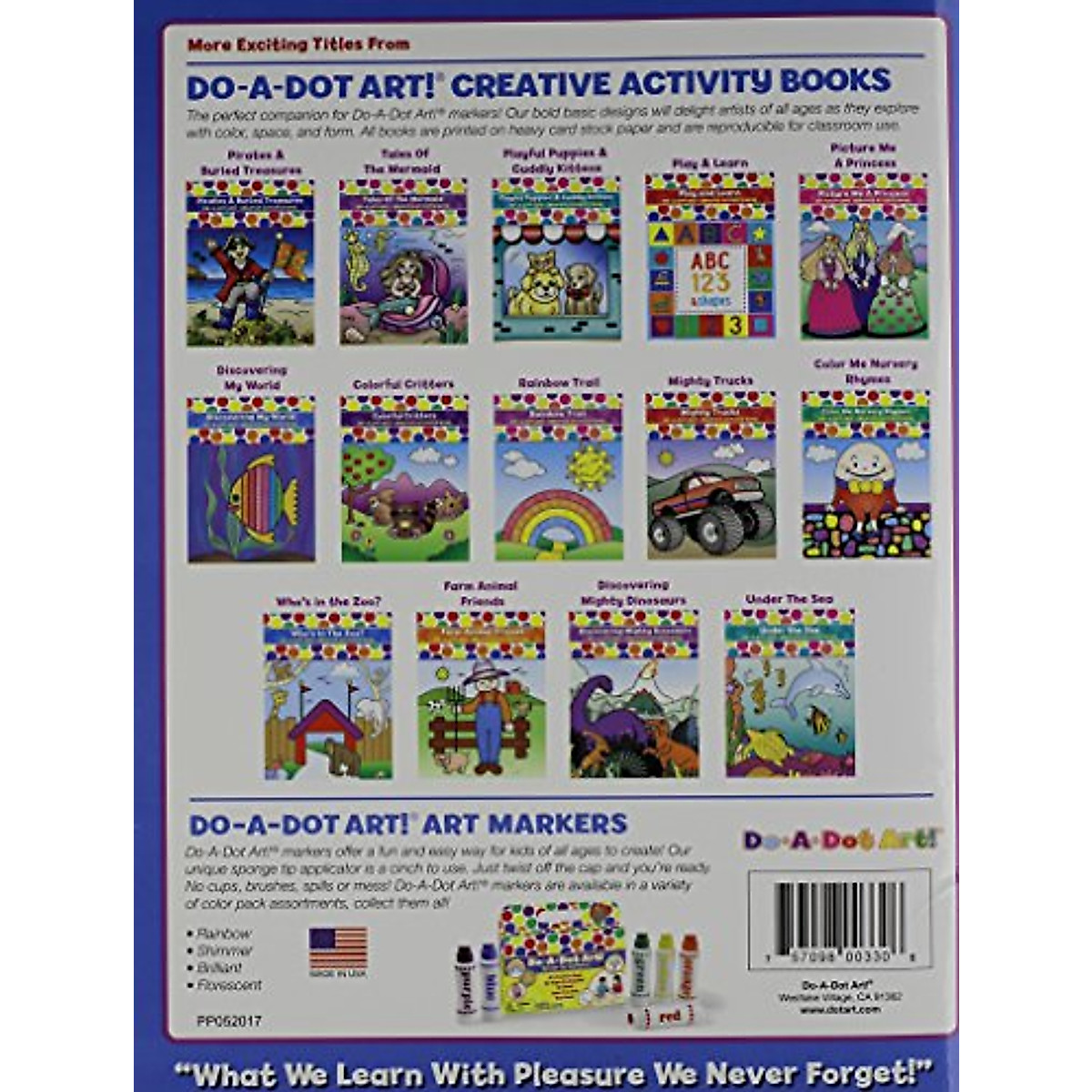 Do-A-Dot DOT330 Activity Book-Discovering My World, Multi