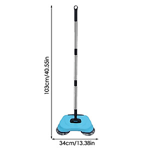 Broom Vacuum Sweeperr - Non Electric Vacuum Sweeperr | Carpet Sweeperr Manual Handheld | Multifunctional Vacuum Sweeperr | Floor Cleaning Tools Accessories | Handle Sweeperr for Cleaning Pet Hair