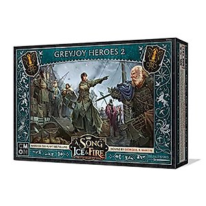 CMON A Song of Ice and Fire Tabletop Miniatures Game Greyjoy Heroes Unit Box #2 | Strategy Game for Teens and Adults | Ages 14+ | 2+ Players | Avg. Playtime 45-60 Minutes | Made Multi Color SIF910