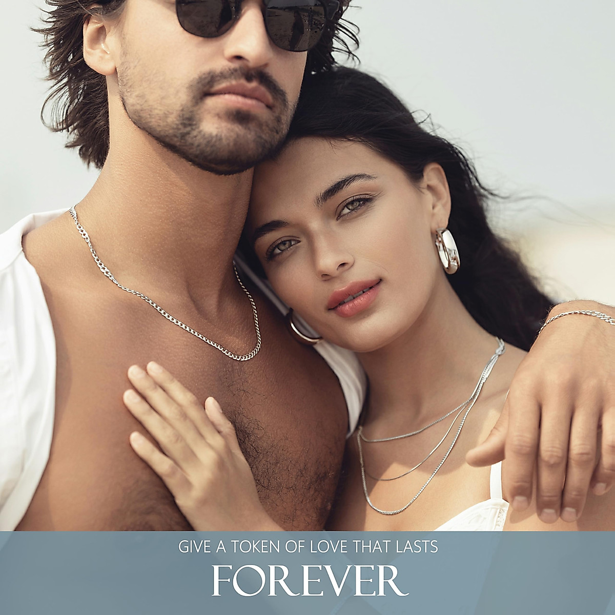 KISPER Solid 925 Sterling Silver Italian 1.6mm Diamond-Cut Twisted Braided Rope Link Chain Necklace for Men & Women with Lobster Clasp – Made in Italy, 20"