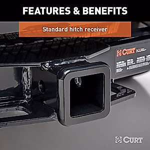 CURT 13155 Class 3 Trailer Hitch, 2-Inch Receiver, Fits Select Mercedes-Benz GLK250