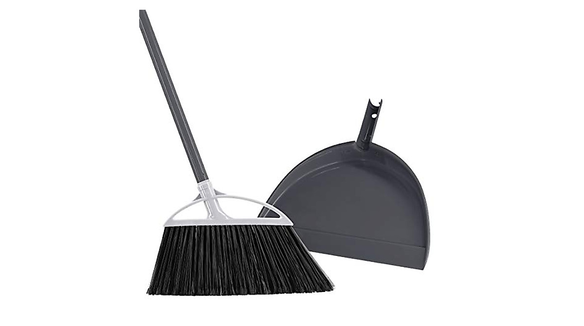 Radley & Stowe Angle Broom & Dustpan Set for Effective Cleaning