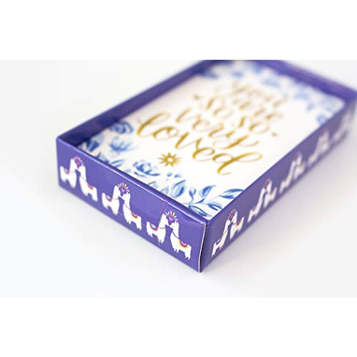 bloom daily planners Love Note Card Deck - Cute Sentimental Quote Cards - Set of Thirty 2" x 3.5" Cards - Assorted Designs