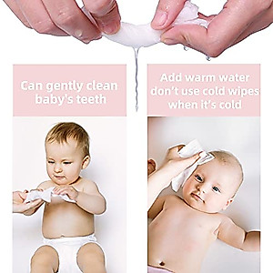 COTTONCARE Baby Dry Wipe,100% Cotton,dry wipe cotton tissues,baby sensitive skin,taking care of baby skin,7.9 x 4.7 in 6-Pack (600 Count)