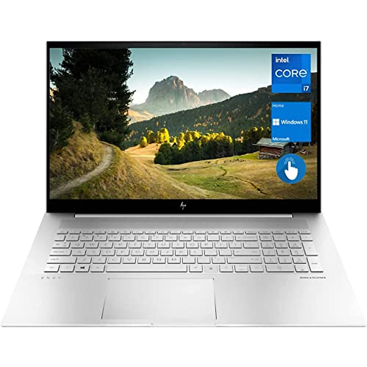 HP 2022 Newest Envy Laptop, 17.3" FHD Touchscreen, Intel Core i7-1195G7, 32GB RAM, 1TB PCIe SSD, Webcam, Fingerprint Reader, Backlit Keyboard, HDMI, Wi-Fi 6, Bluetooth, Windows 11 Home, Silver