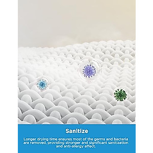 Midea MLTE37N1BWW Electric Dryer, Sensor Dry, Wrinkle Care, Air Fluff, Easy-Using Control Panel, 12 Total Cycles, 6.7 Cu.ft, White