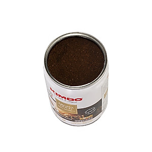 Kimbo Espresso Aroma Gold 100% Arabica Ground Coffee - Blended and Roasted in Italy - Medium to Dark Roast with a Rich Dark Chocolate Flavor - 8.8 oz Can