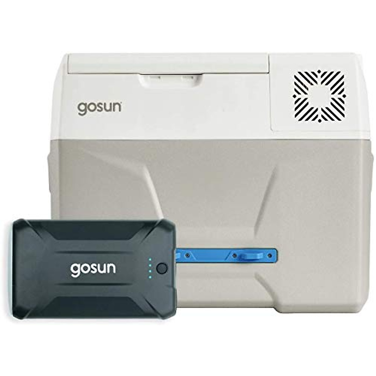 GOSUN Chill Solar Cooler + SolarTable 60 & PowerBank+ | ISolar Powered Cooler, Wheels & Portable Foldable Solar Table |Solar Power Charger