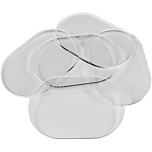 LITKO Clear Miniature Bases, Pill 51x77mm, 3mm Clear (5) …