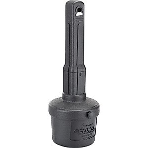 Global Industrial Black Outdoor Ashtray, 1-1/2 Gallon