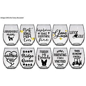 Fucking Finally™ - Engagement Gift - Large 21oz Stemless Wine Glass