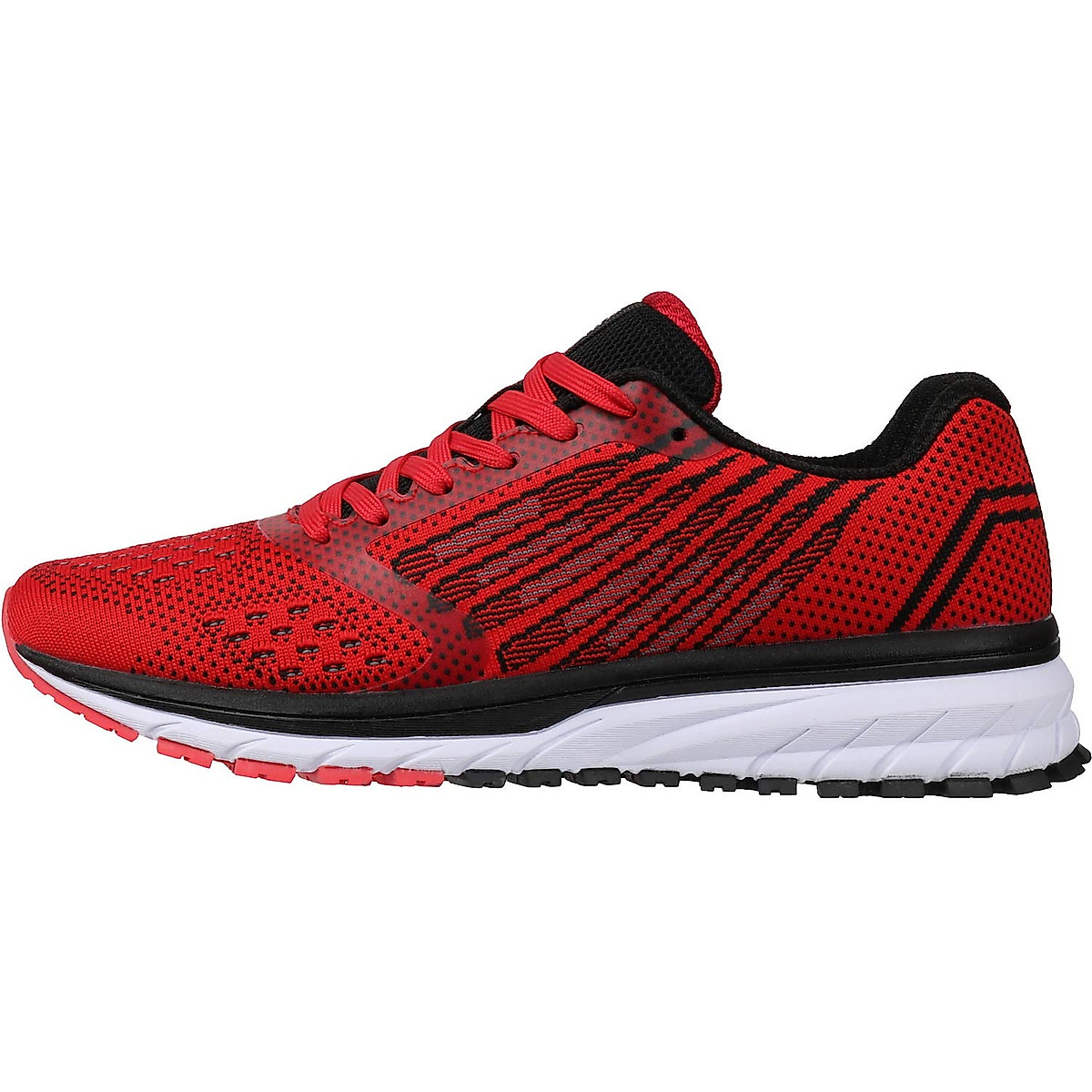 Joomra Whitin Mens Tennis Shoes Arch Supportive Trail Running Sneakers Red Size 9.5 Tenis para Hombres Lace Cushion Man Fashion Runner Walking Jogging Breathable Sport Footwear 43