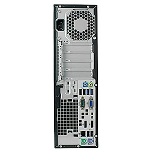 HP EliteDesk 800G1 Small Desktop Computer (SFF) | Quad Core Intel i7 (4.0GHz Turbo) | 32GB DDR3 RAM | 500GB SSD Solid State + 4TB HDD | 5G-WiFi + Bluetooth | Win 10 Pro | Home or Office PC (Renewed)