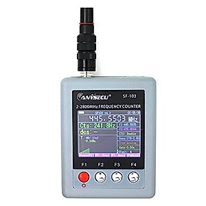Anysecu SF-103 A-SF103 Portable Frequency Counter 2MHz - 2.8GHz for Two Way Radio Upgrade Version of SF401