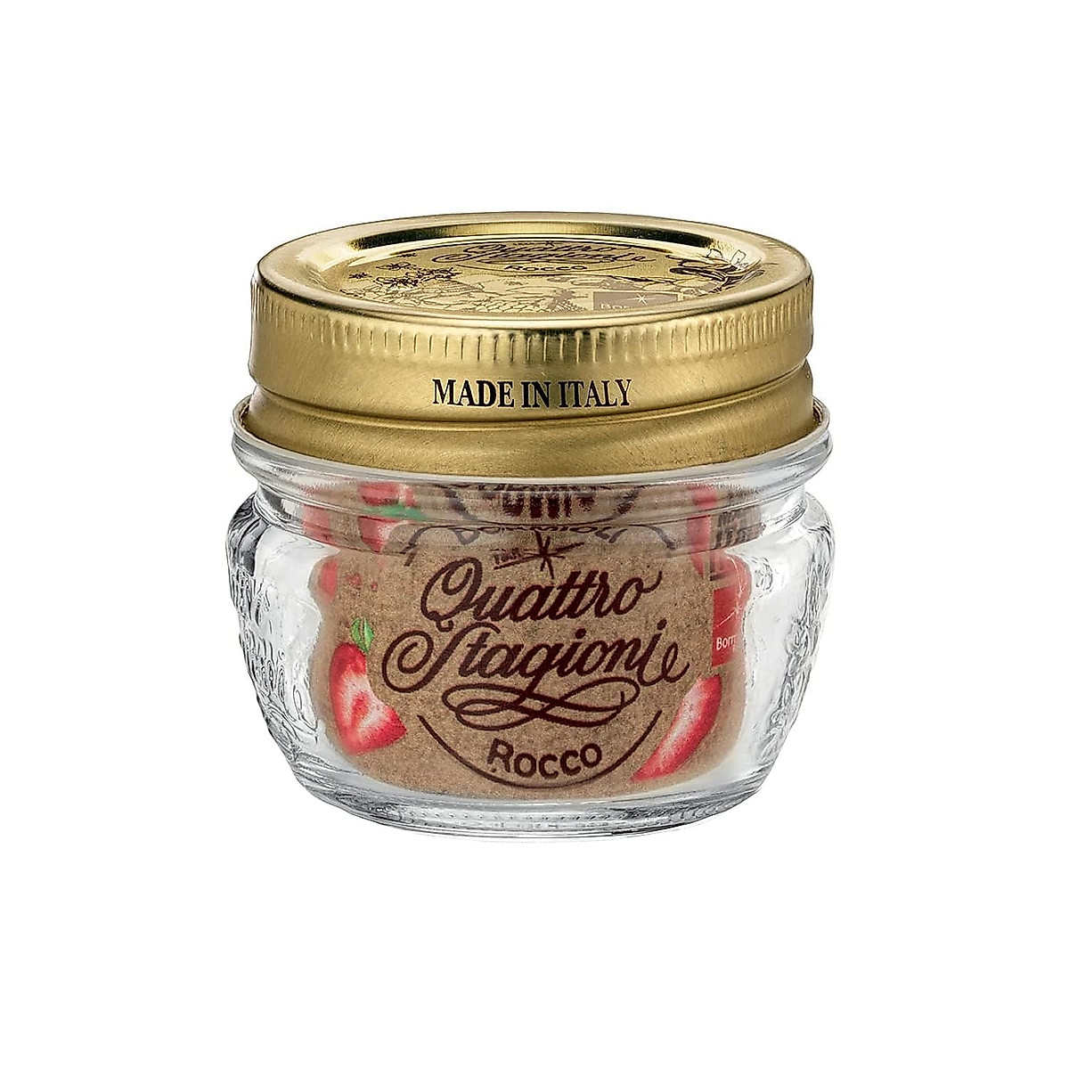 Bormioli Rocco Quattro Stagioni 2.7 oz. Mini Glass Jar with Lid, Clear, Set of 12