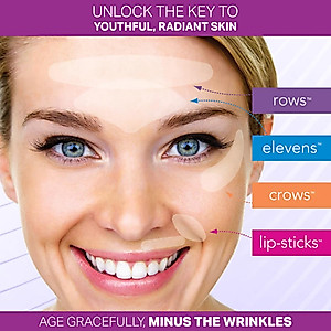 Furlesse Rows Wrinkle Patches, Overnight Forehead Wrinkle Patches for Fine Horizontal Lines, Non-Invasive Anti-Wrinkle Patches, Anti-Aging Skincare, 30 Patches, 30-Day Use