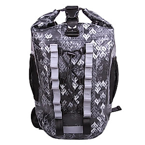 Rockagator Firebreak Ultralight 25-Liter Waterproof Backpack (Black/Green, 25 Liter)