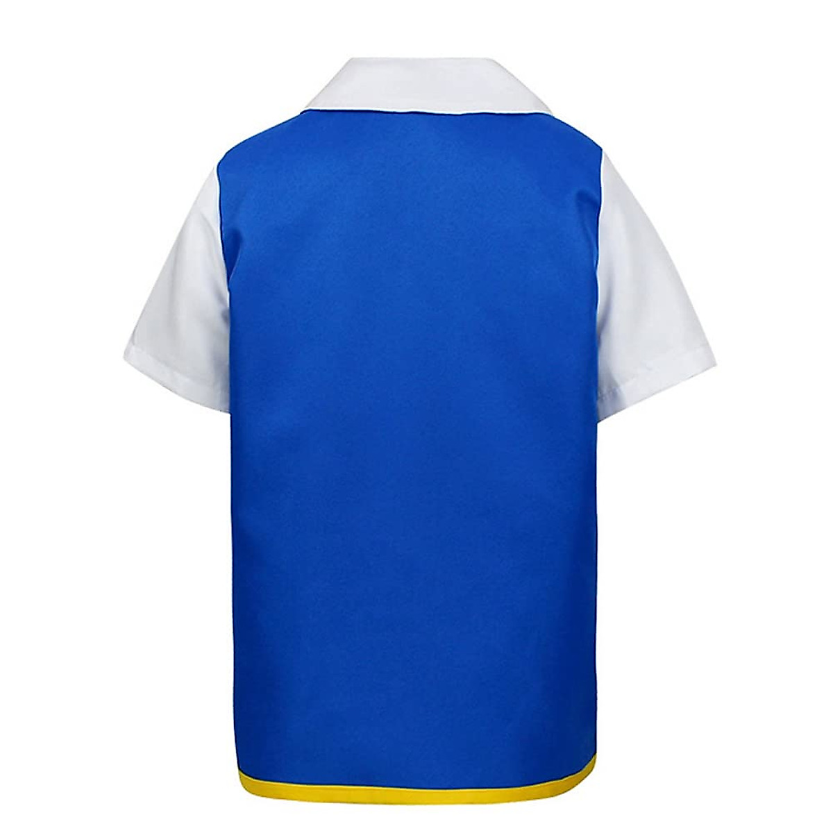 SUXIA Anime Trainer Costume Halloween Cosplay Jacket Gloves Hat Set (120(4-6Years), blue)