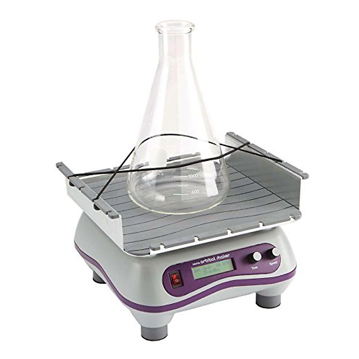 Heathrow Scientific Certified Digital Orbital Shaker, Adjustable Speed, 20 to 300 RPM, Timed and Continuous Modes, LCD Displayed Speed & Time, 10 Pound Weight Capacity, 11x11 Inch Working Platform