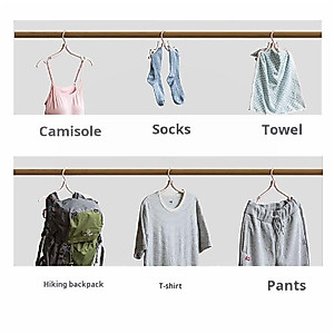10 Pieces Travel Hangers Travel Accessories Portable Folding Clothes Drying Rack for Traveling(Colorful)