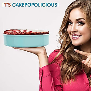 Nutrichef 6-Pcs Kitchen Oven Baking Pans Non-Stick Sheets Set, Attractive Green Pans & White Inside, Quality Kitchenware for Cooking & Baking Cake