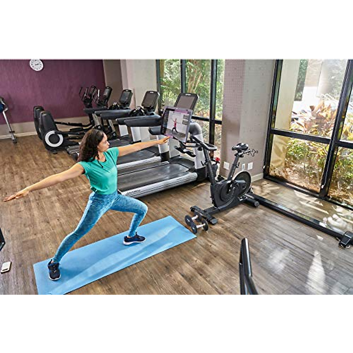 Echelon Smart Connect Fitness Bike, 30-Day Free Echelon Membership, Easy Storage, Small Spaces, Cushioned Seat, Solid Design, HIIT, Top Instructors, 32 Resistance Levels, Bluetooth, EX-7S