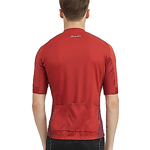 Santic Cycling Jerseys for Men Short Sleeve Cycling Tops Mens Biking Jersey Cycling Shirts Breathable Yorkson