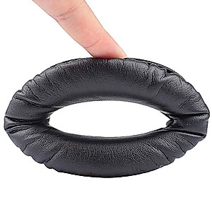 Aquelo SoundTrue Replacement Ear Cushions Soft Protein Leather Ear Pads Compatible with Bose QuietComfort25 QC35 QC35II QC25 QC15 Ae2 Ae2i Ae2W Over-Ear Headphones(Black&Blue)