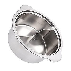 Operitacx 1pc Stainless Steel Skewer Pot Korean Pots for Cooking Stainless Steel Stock Pot Stainless Steel Sauce Pan with Lid Stainless Steel Sauce Pot Induction Cooker Pot Noodles Cooker