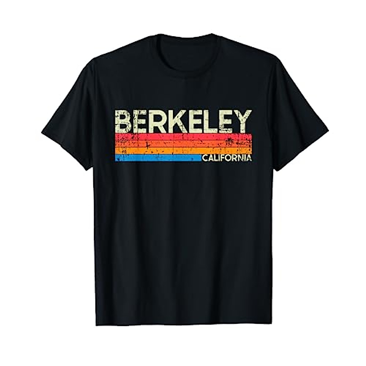 Vintage Retro Berkeley California Distressed T-Shirt