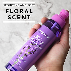 Bath and Body Gift Set for Women & Men, Honey Lavender Home Spa Set With Natural Extracts, Vitamin E, Shea Butter - Shower Gel, Body Lotion, Body Mist, Personal Self Care Kit, Body Care Travel Set