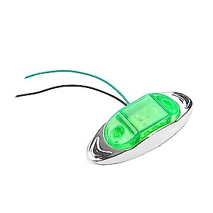 GZYF LIRU LED Width Indicator Light Side Marker Lamp Brake Warning Bulbs for Truck Trailer,Green