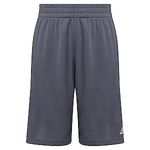 adidas Boys' Elastic Waistband Bold 3S Short, Onix, 7