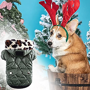 Pet Clothes for Small Dogs Girl Small Puppy Warm Winter Sweater Hoodie Doggy Cat Coat for Small Breed Chihuahua Pet Clothes for Medium Dogs Female
