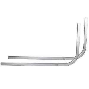 KUAFU 1 1/2" Boat Trailer Square Guide 1/8" Thick Aluminum Square Guide Pole On Poles Guide-On Pair