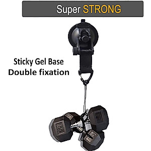 Pmsanzay 4 Pack, Heavy Duty Suction Cup Hooks Anchor with Straps, Strong Suction Cup Tie Downs - Double Suction, for PVC Inflatable Boat Raft Dinghy Kayak SUP