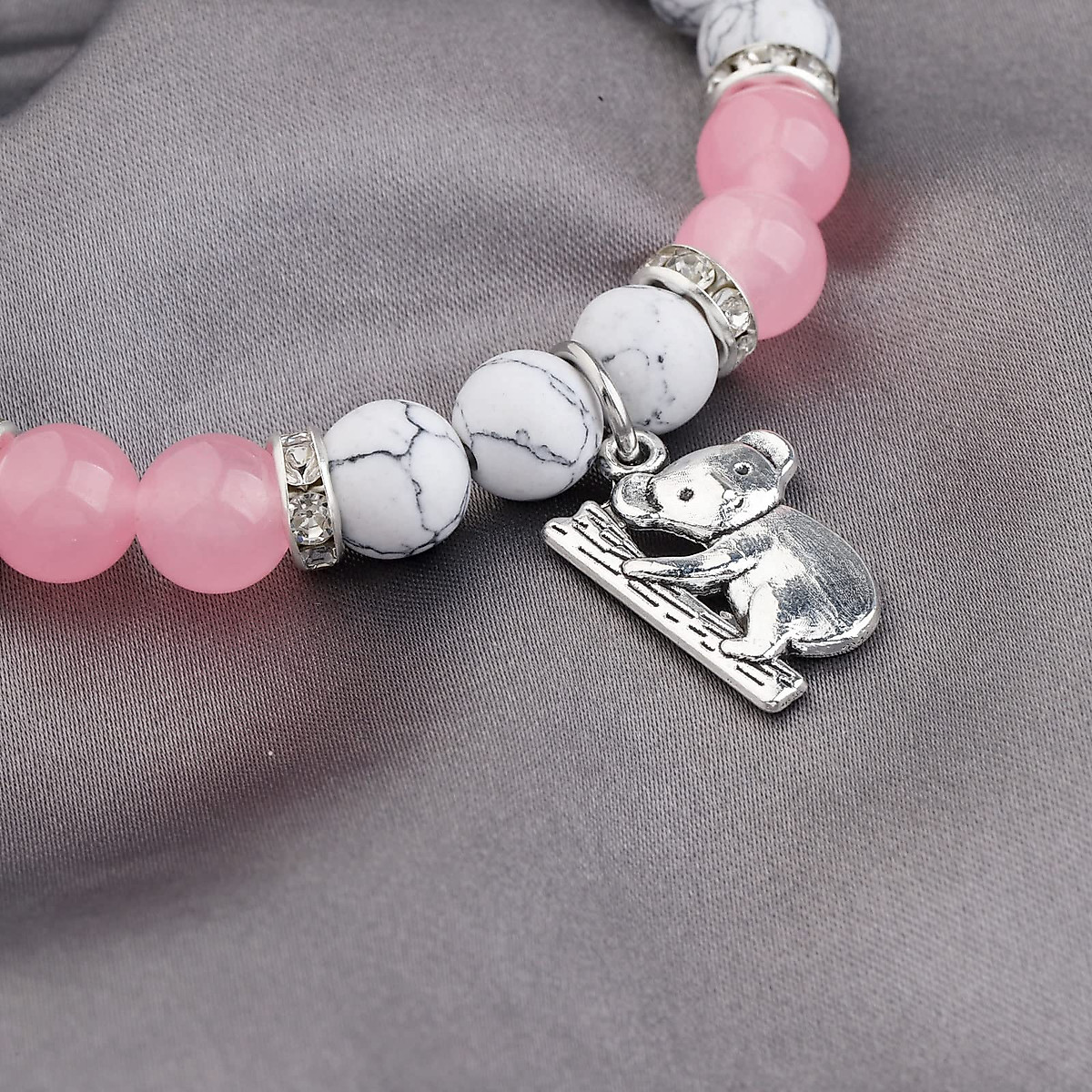 TGBJE The Koala Bear Necklace Koala Spirit Animal Inspirational Gift for Women Daughter Koala Charm Jewelry (Koala Bracelet)