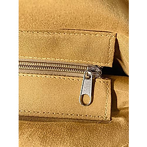 Seamido Straw Bag Handwoven Beach Bags Corn Straw Tote Woven Shoulder Bag For Women (Khaki, Pattern)