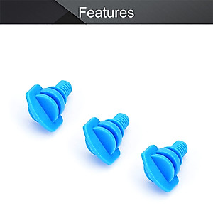 MroMax 50Pcs 360 Degree Micro Sprayer Automizing Sprinkler Nozzle Hydroponic Aeroponic Misters Fan Jet for Miniature Garden Lawn Plant Irrigation System Blue