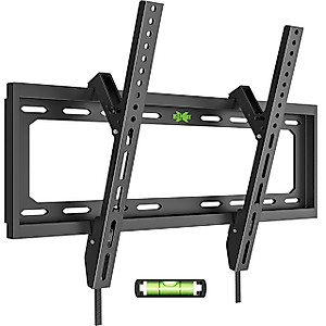 Tilting TV Wall Mount Low Profile for Most 26-55" Flat Screen LED, LCD, Curved TVs, Tilt TV Mount Bracket VESA 400x400mm- Holds Up to 99lbs, Easily Lock and Release to Mount on 12" or 16" Stud