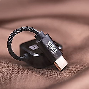 Whizzer DA1Cube Portable DAC Headphone Amplifier adaptive for Android, iOS and PC: Support 32bit/384kHz、DSD128(DoP)、MQA×8 - ESS9281C Pro DAC - Cross-Platform Compatibility - Output Level ：55mW@32Ω