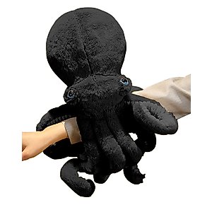 Octopus Stuffed Animals Octopus Plush Doll Toys Octopus Stuffed Toys Gift for Kids and Lovers for Birthday, Christmas, Valentine's Day(Black)