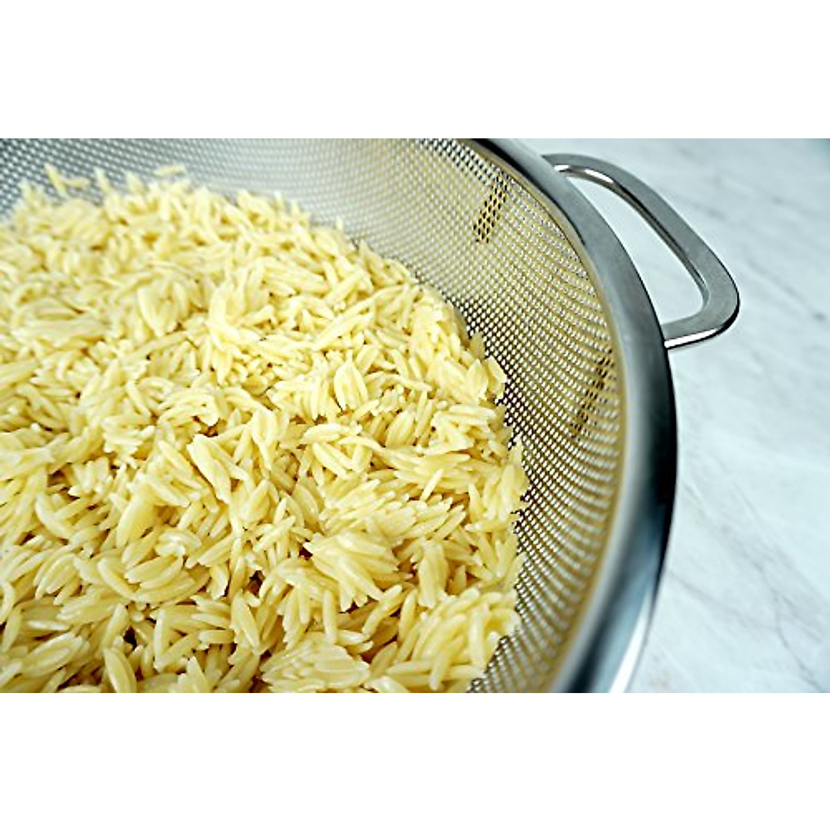 RSVP International International Endurance Stainless Steel Precision Pierced Colander, 5-Quart (Punch-5)