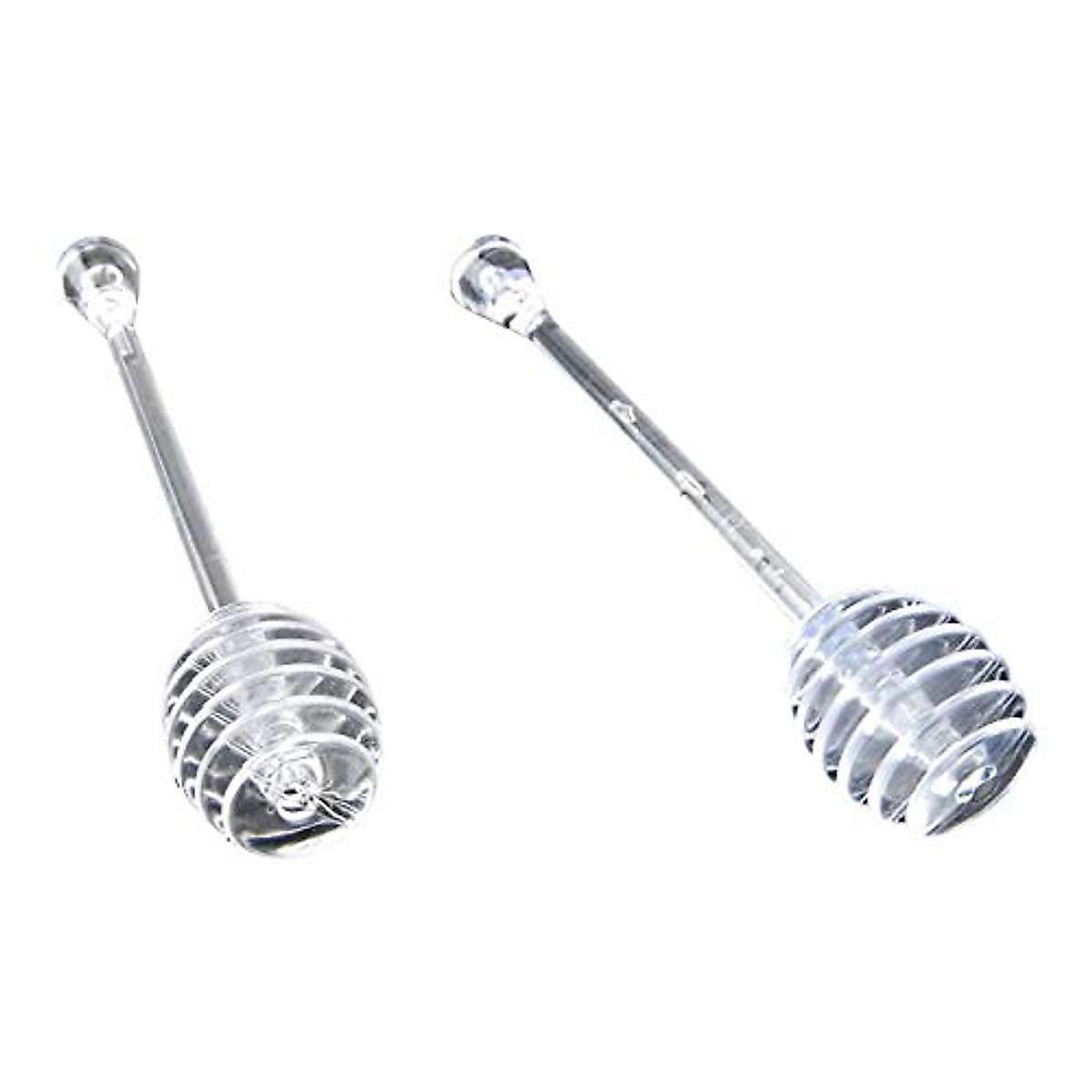 2 Pack BPA Free Honey and Syrup Dipper Stick Server Honey Spoon