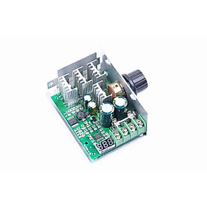 KNACRO Digital Tachometer PWM DC Motor Speed Controller 30A DC 6V 12V 24V 36V 48V 60V (6V - 60V) Max Power 1200W Promise Electronic Motor Switch