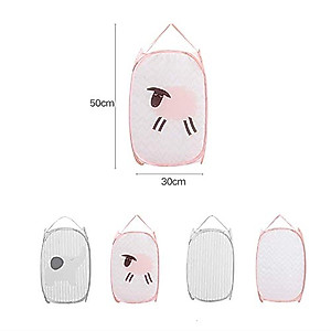 Folding Laundry Basket Storage Bin Bag Hamper Collapsible Clothes Basket Toy Holder Baby Organizer Large Capacity Clothes Box Random Delivery